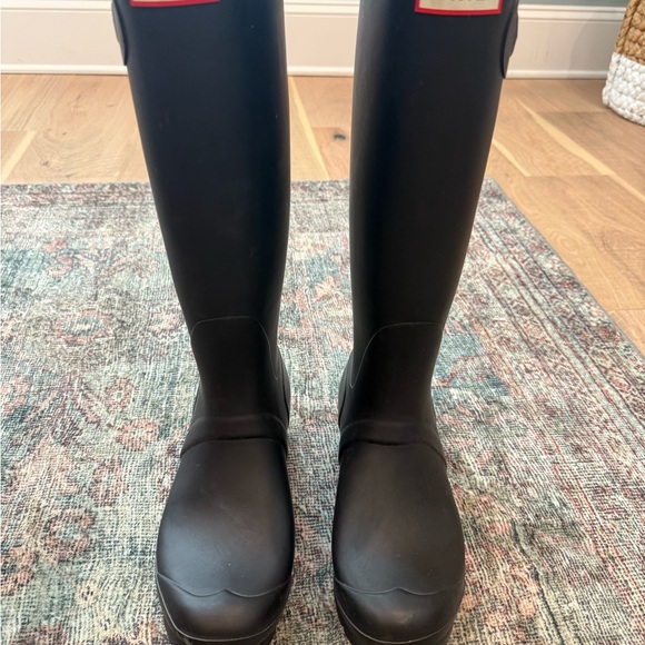 Hunter | Shoes | Hunter Black Tall Rain Boots | Poshmark